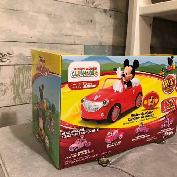 Disney | Toys | Mickey Roadster Remote Control Car | Poshmark